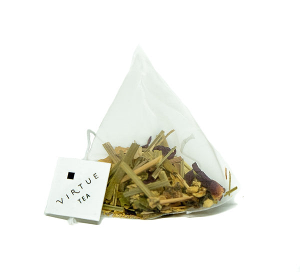 Ginger Lemongrass Hibiscus - tea bags – VIRTUE Tea