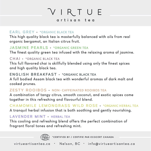 Tea Sample Pack – VIRTUE Tea
